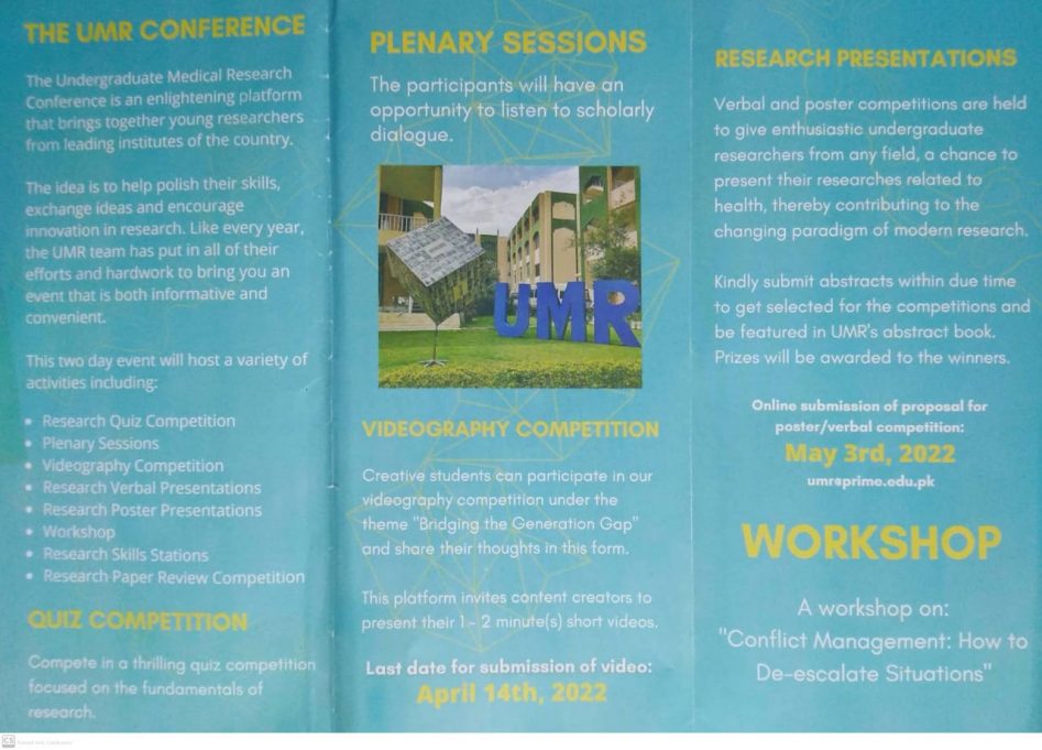 RC Notice Board – Ayub Medical College, Abbottabad.