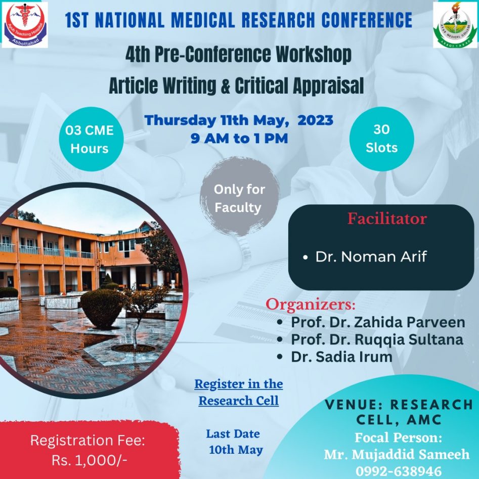 RC Notice Board – Ayub Medical College, Abbottabad.